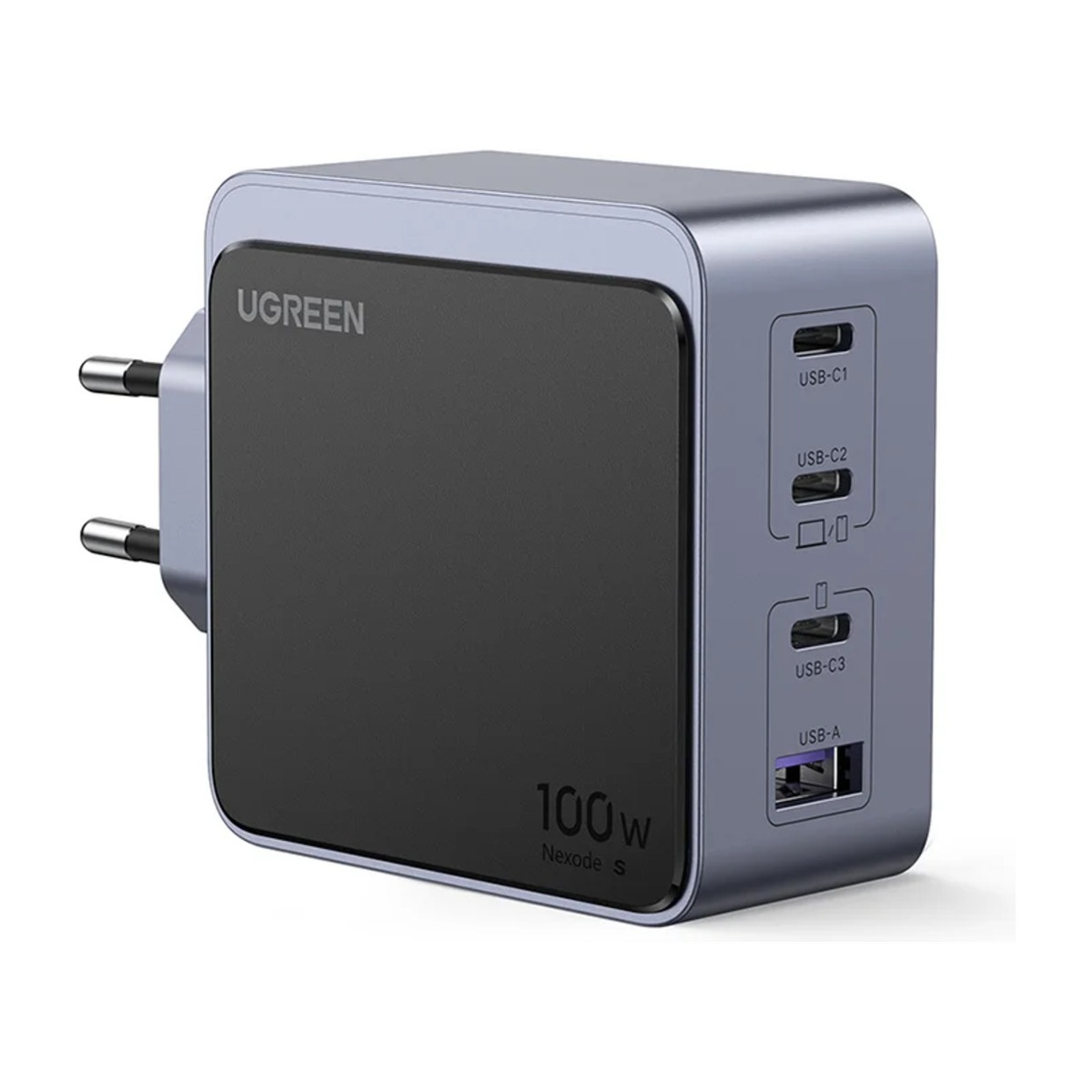 Характеристики Зарядное устройство UGREEN X565 Nexode S 100W USB-A + 3 ...